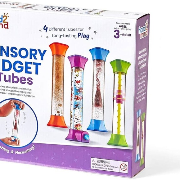 Hand 2 Mind | Toys | Hand 2 Mind Sensory Fidget Tubes | Poshmark
